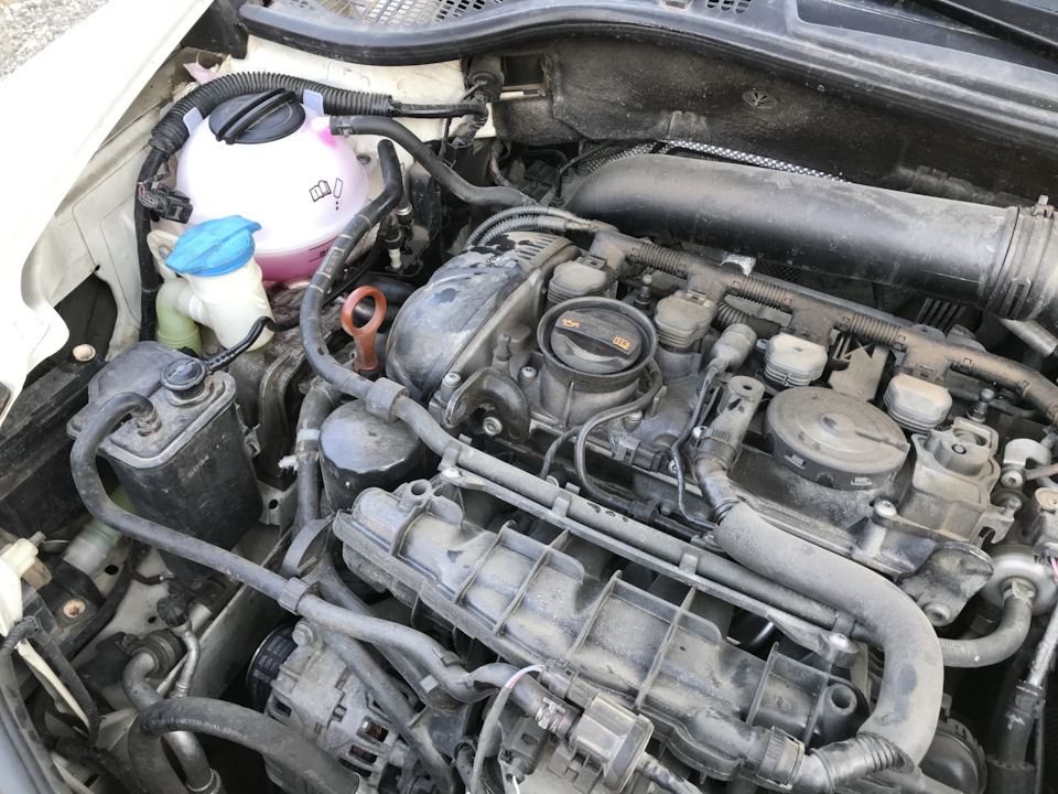Поменял бачок ОЖ — Skoda Octavia A5 Mk2, 1,8 л, 2012 года | своими ...