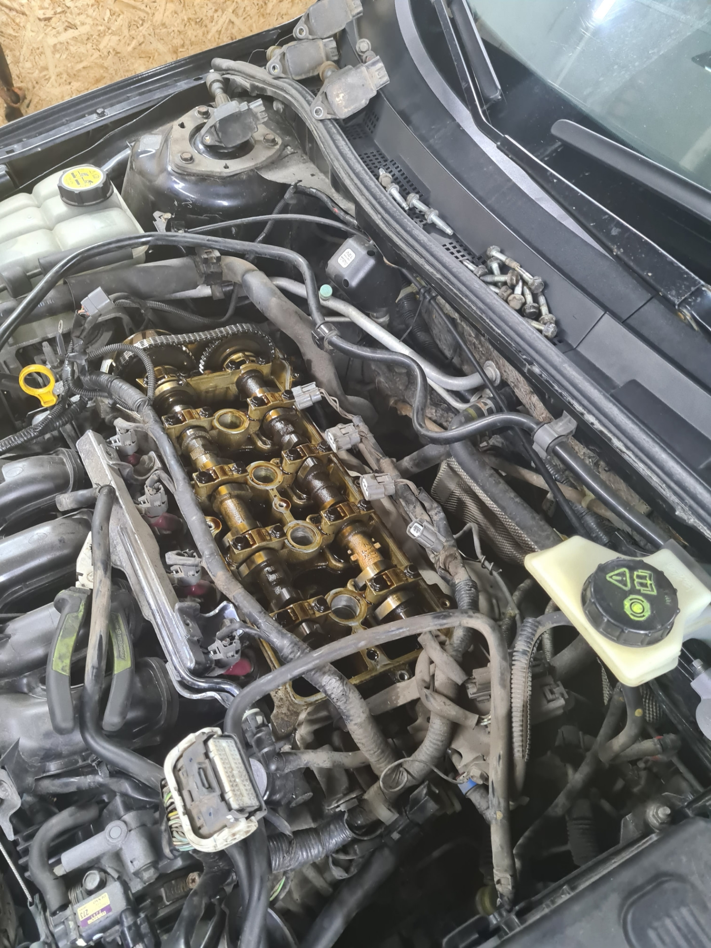 Замена прокладки клапанной крышки — Mazda 3 (1G) BK, 1,6 л, 2007 года ...