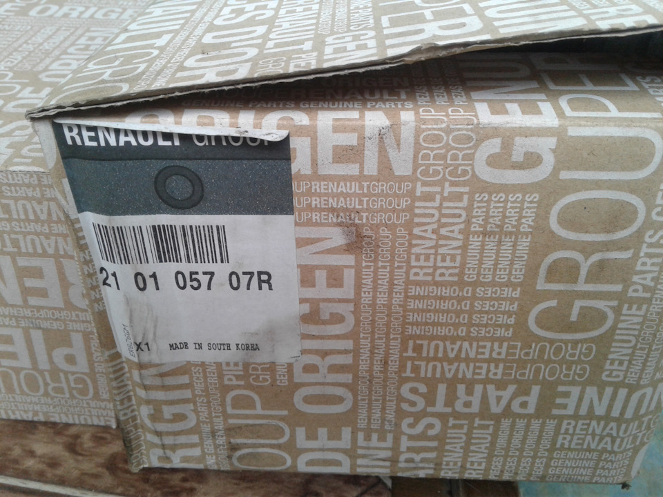 Внеплановая замена ремня ГРМ и помпы — Renault Logan (1G), 1,4 л, 2011 ...