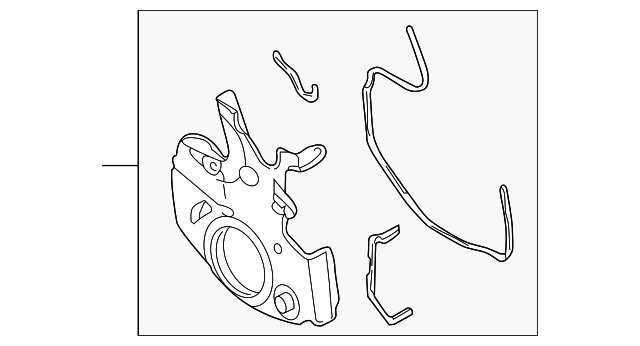MD375047 Крышка ремня грм Mitsubishi | Запчасти на DRIVE2