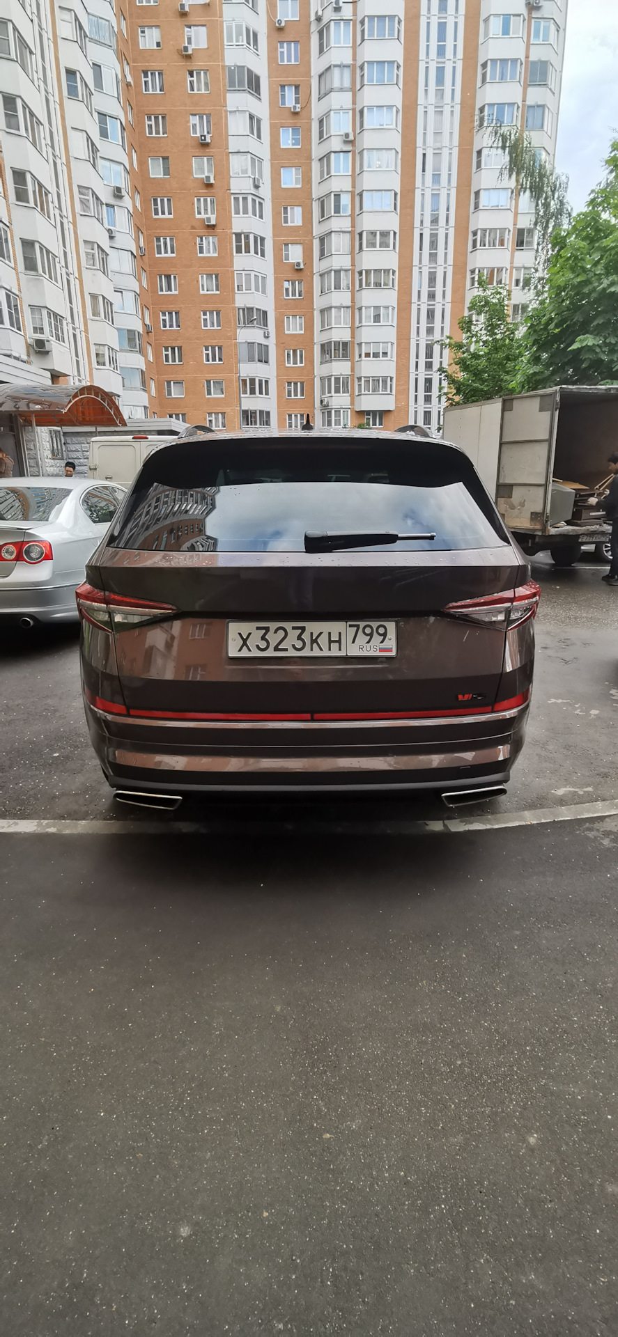 20.FL проект с RS уклоном. Часть 2 — Skoda Kodiaq (1G), 2 л, 2019 года ...