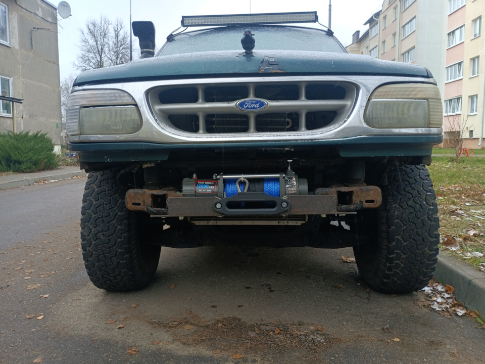 Лебёдка Electric winch 12000 lb. Установка на авто (Часть 1) — Ford ...
