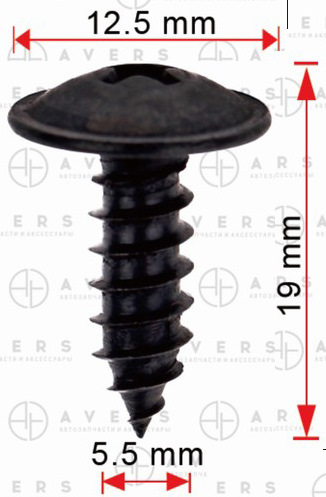 1249305167E ВИНТ-САМОРЕЗ D=12ММ KIA HYUNDAI | Запчасти на DRIVE2