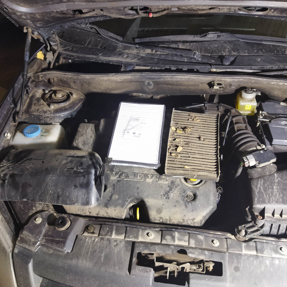 Установил фильтр салона TDK DK301. — Lada Гранта (1G), 1,6 л, 2018 года ...
