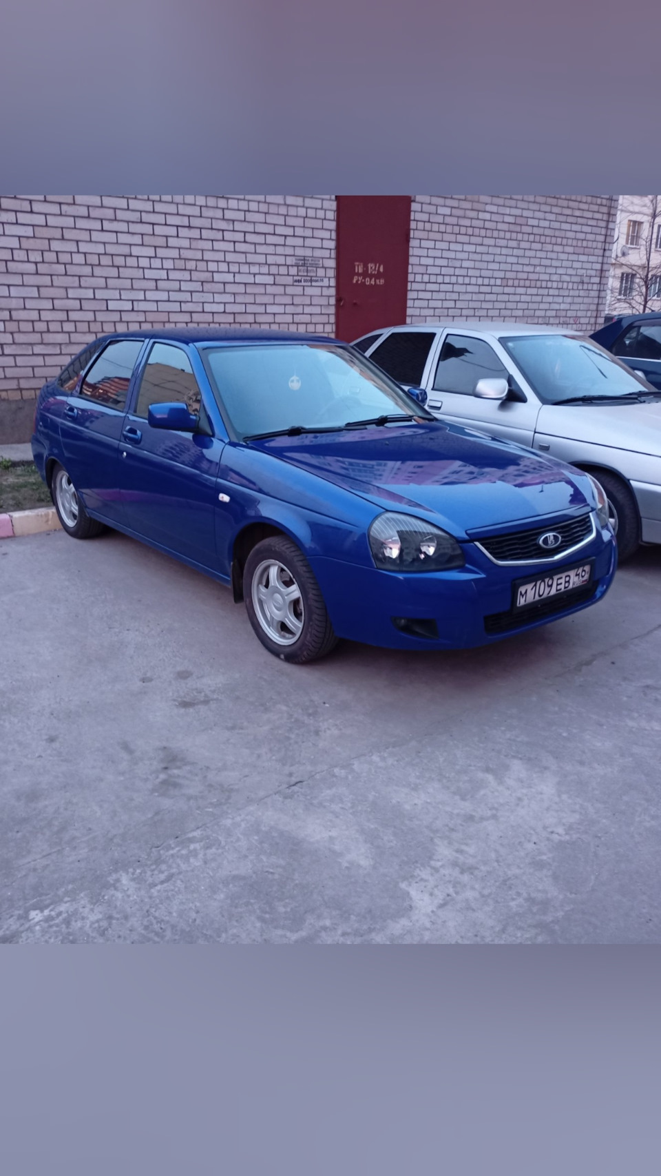 Фары с черной маской. — Lada Приора хэтчбек, 1,6 л, 2010 года | тюнинг ...