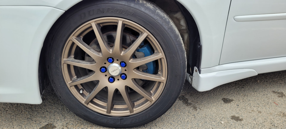 Резина на лето Dunlop Direzza Z3 — Subaru B4 (BL), 2 л, 2004 года ...