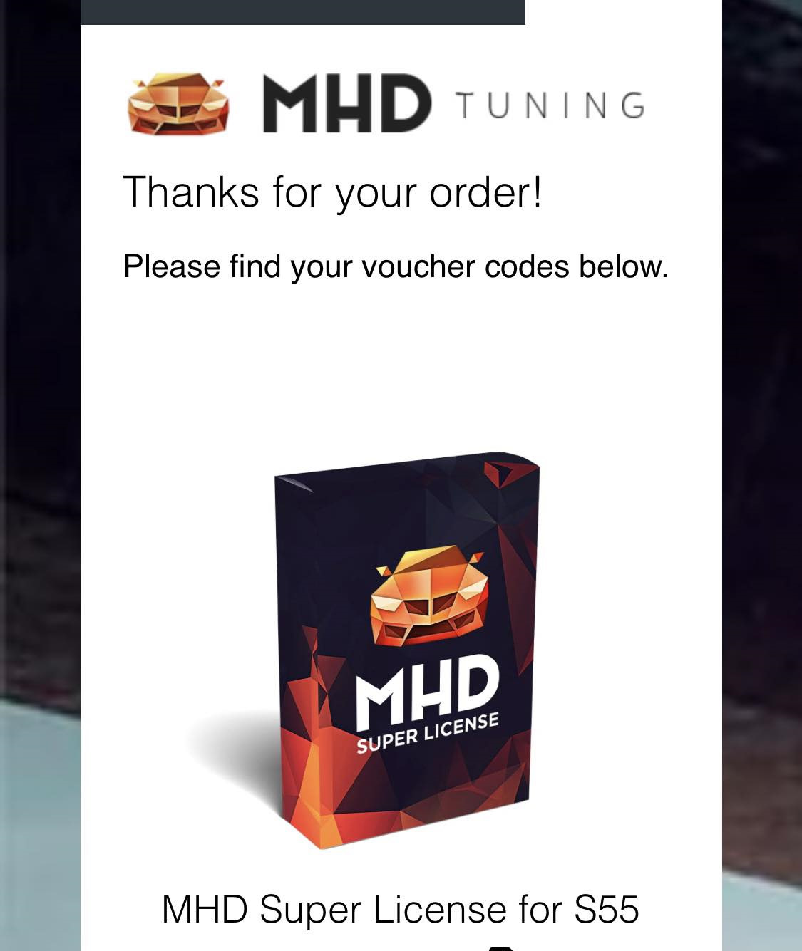 Покупка MHD Super License S55 F80 M3 — BMW M3 (F80), 3 л, 2014 года ...