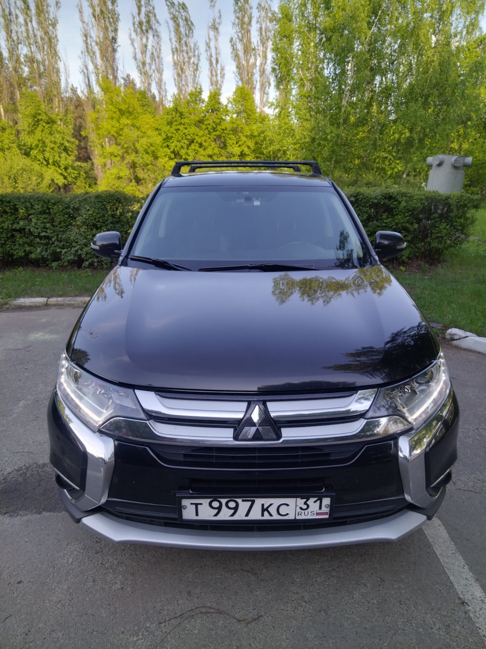 Стрелка 11 водосток лобового стекла — Mitsubishi Outlander (3G), 2 л, 2018 года | тюнинг | DRIVE2
