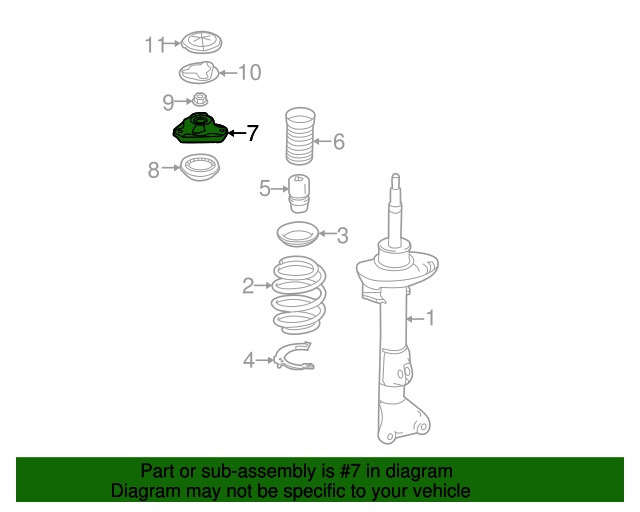 A2123230020 Опора амортизатора подвески Mercedes | Запчасти на DRIVE2