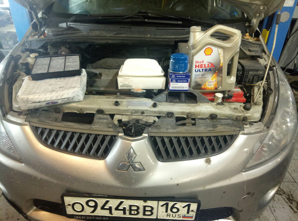 Очередное ТО на Просто Грандисе — Mitsubishi Grandis, 2,4 л, 2008 года ...