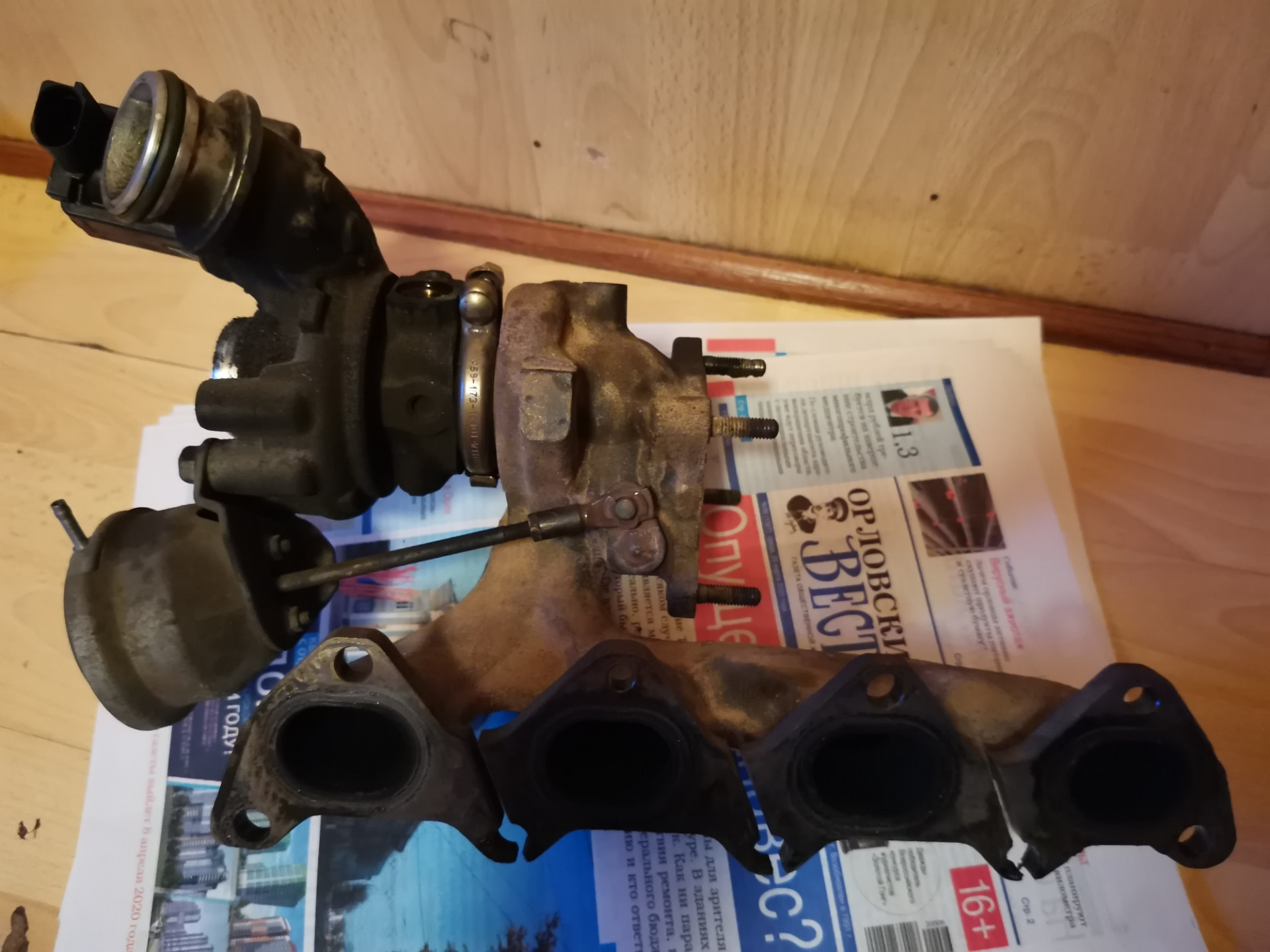 Избавимся от недодува р0299 — Volkswagen Golf Mk6, 1,4 л, 2011 года ...