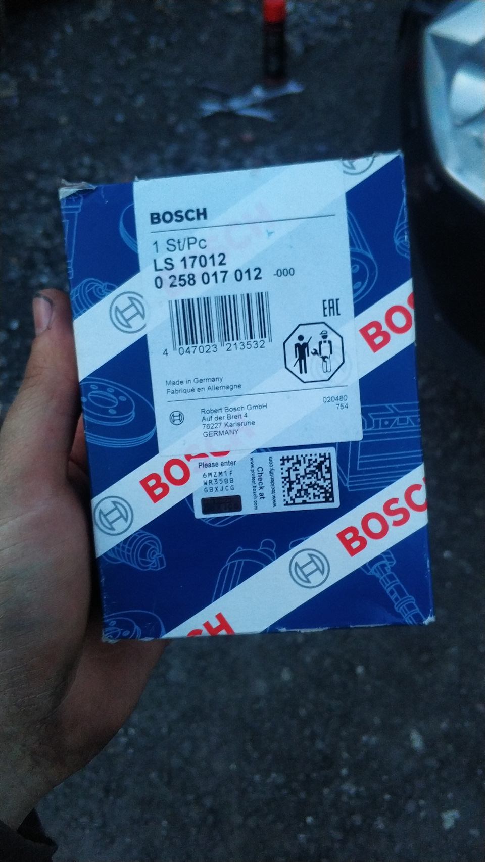 0258017012 ЛЯМБДА-ЗОНД BOSCH | Запчасти на DRIVE2