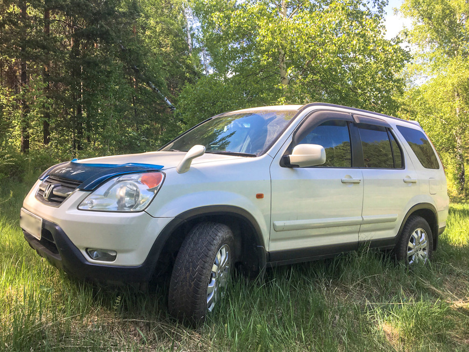 Летние шины и "новые" диски — Honda CR-V (RD4/RD5/RD6/RD7), 2 л, 2003 года | шины | DRIVE2