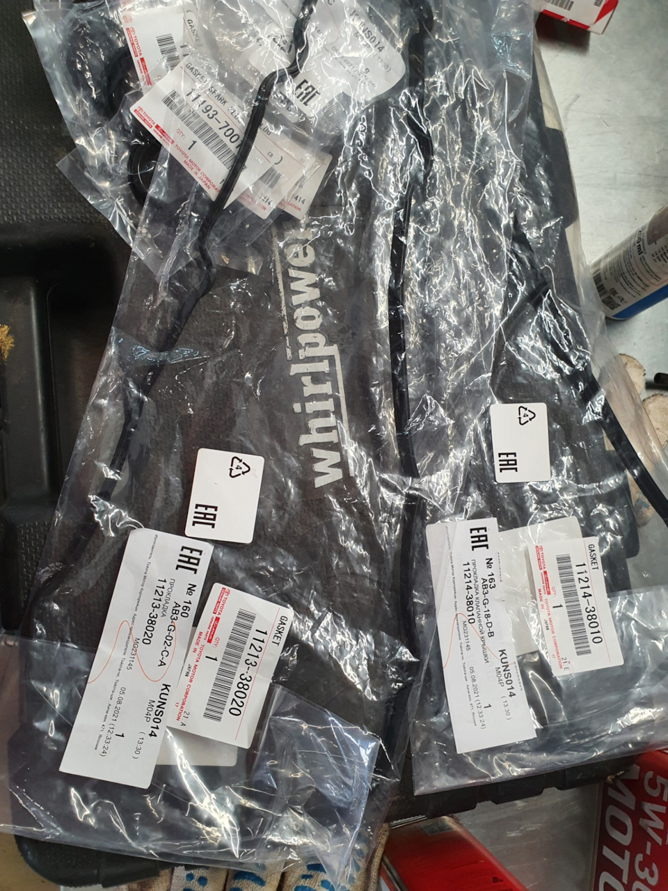 1121438010 Прокладка клапанной крышки TOYOTA LEXUS | Запчасти на DRIVE2