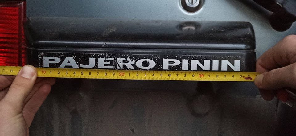 Pajero Pinin на задней ручке в 3D формате — Mitsubishi Pajero Pinin, 2 ...