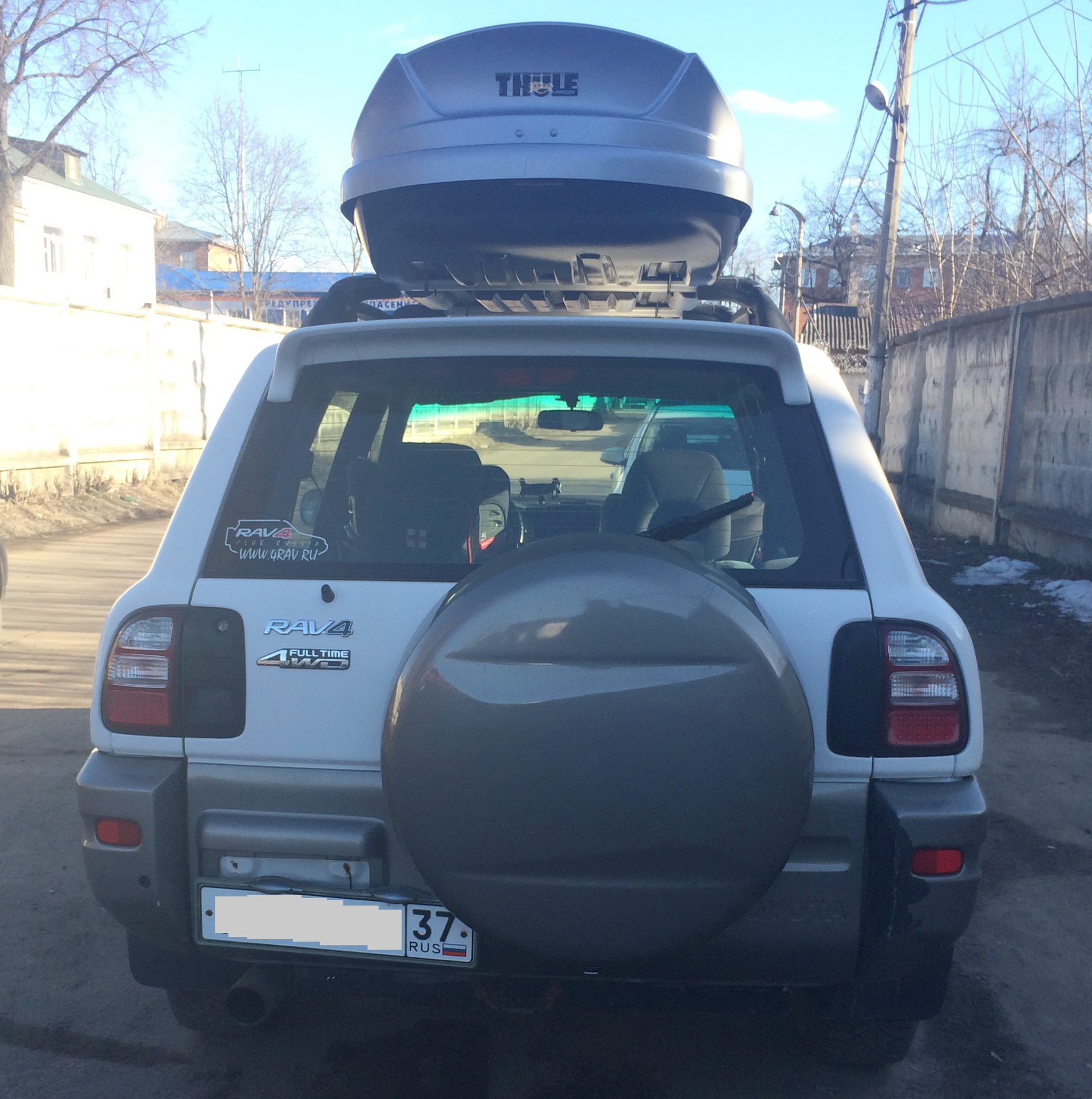 thule motion 800 — Toyota RAV4 (I), 2 л, 1998 года | аксессуары | DRIVE2