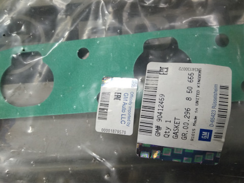 90412459 Прокладка GM | Запчасти на DRIVE2