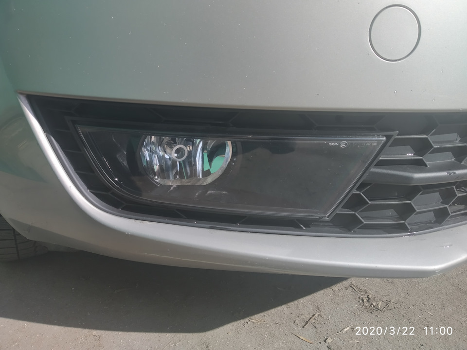 Установил оригинальные ксеноновые фары и ПТФ — Skoda Octavia Mk3, 1,4 л ...
