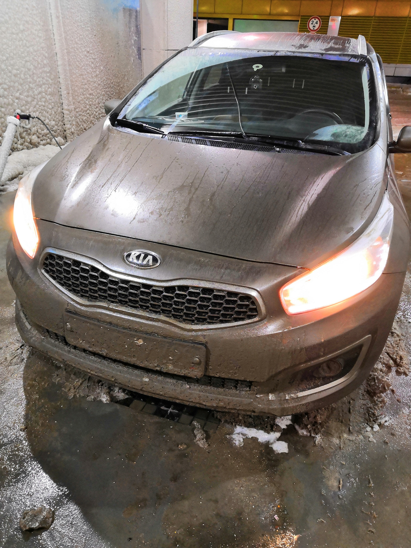 Зимняя дорога — KIA Ceed SW (2G), 1,6 л, 2018 года | покатушки | DRIVE2