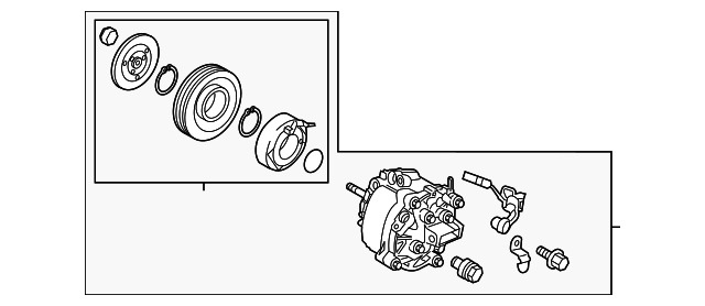 7813A871 Компрессор кондиционера Mitsubishi | Запчасти на DRIVE2