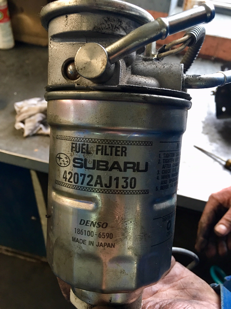 1861006590 Tопливный фильтр DENSO | Запчасти на DRIVE2