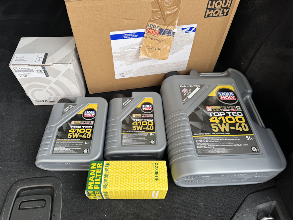 Первое ТО Масло, фильтра, колодки — BMW X5 (G05), 3 л, 2019 года ...