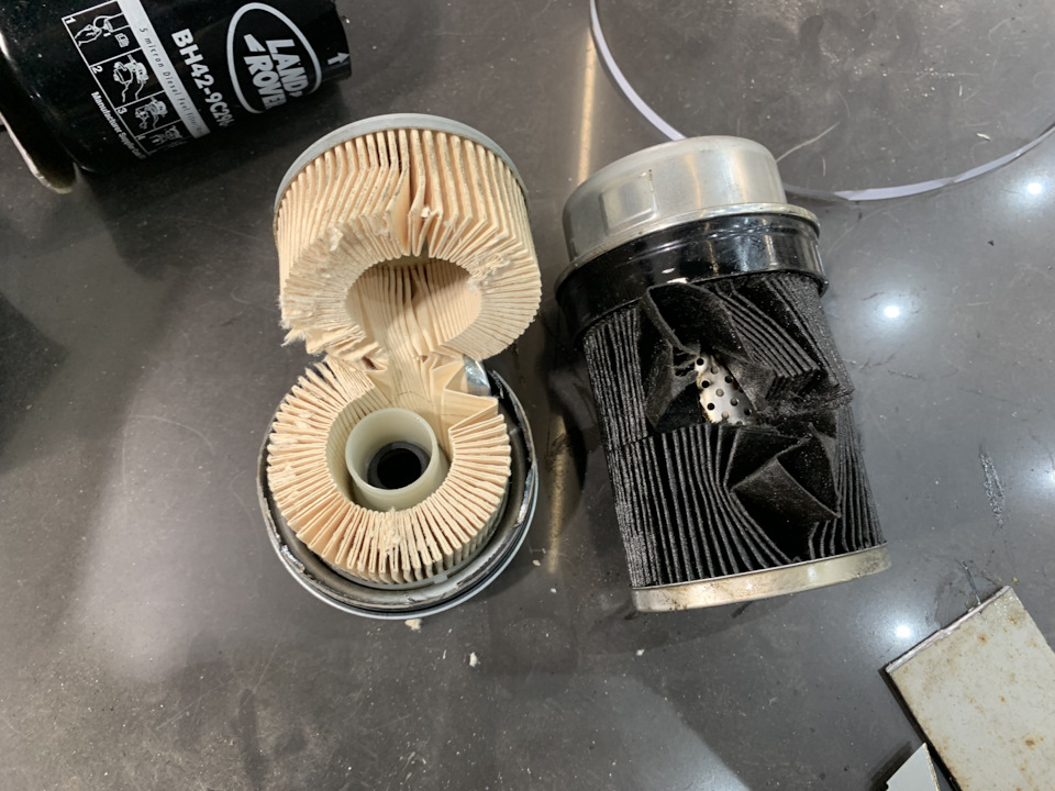 Замена топливного фильтра LR072610 на Range Rover 4,4 — Land Rover ...