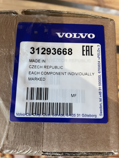 31293668 Водяной насос Volvo | Запчасти на DRIVE2