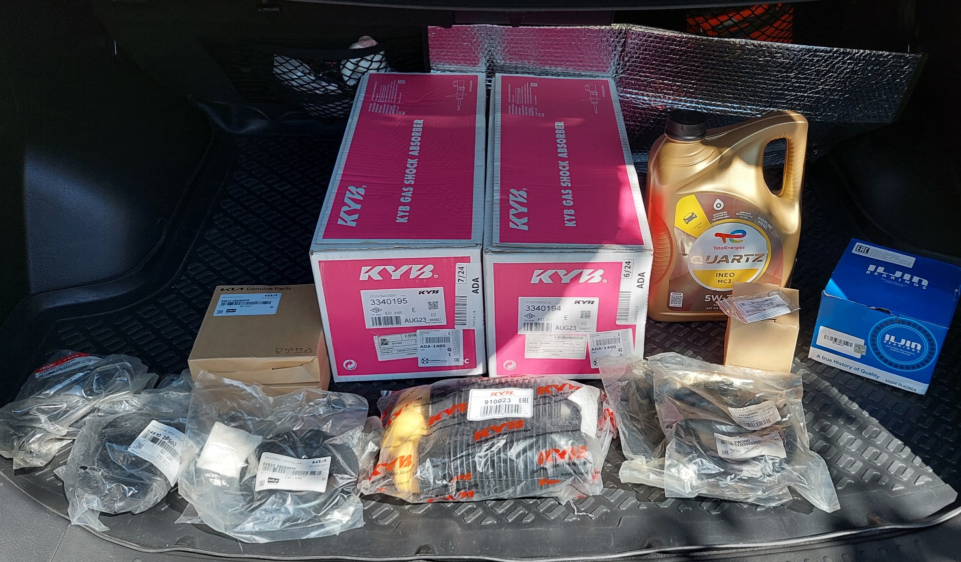 ТО-7, KYB и третья ступица (та же) за 100к пробега — KIA Sorento (2G ...