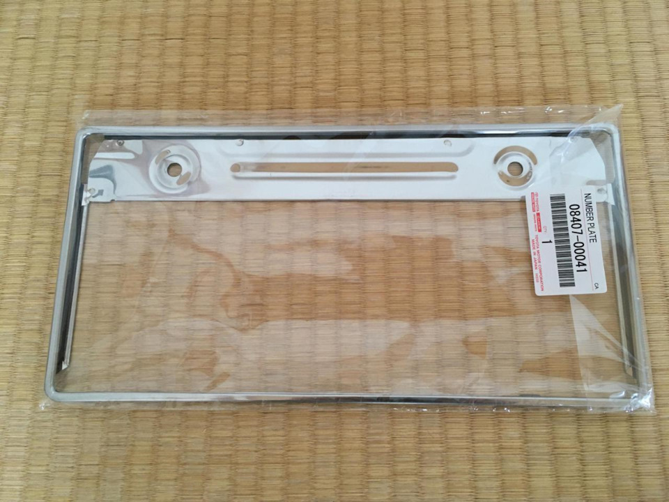 0840700041 Оригинальная номерная рамка типа TOYOTA LEXUS | Запчасти на ...