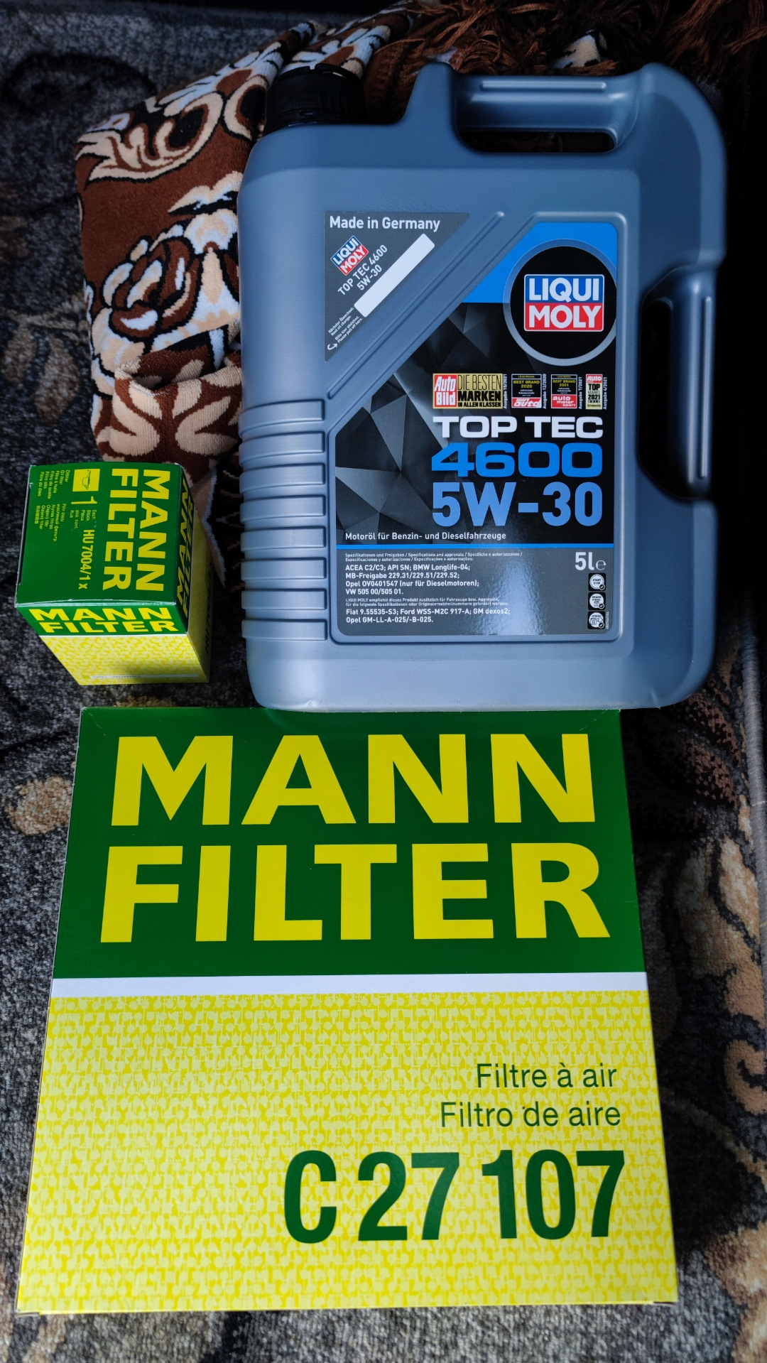 Для себя: Замена масла + масленый и воздушный фильтр — Opel Astra J, 2 л, 2013 года | расходники ...