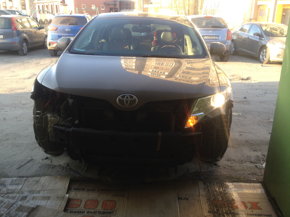 Замена фар дорестайл галоген — рестайл ксенон, часть 2. — Toyota Venza ...