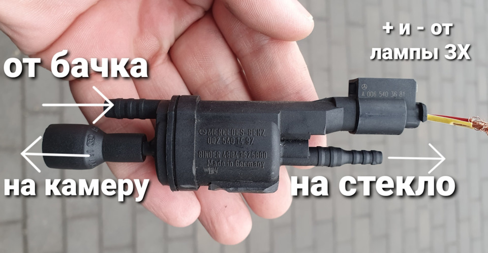 Раздельный омыватель камеры заднего вида и заднего стекла — Volvo XC60 ...