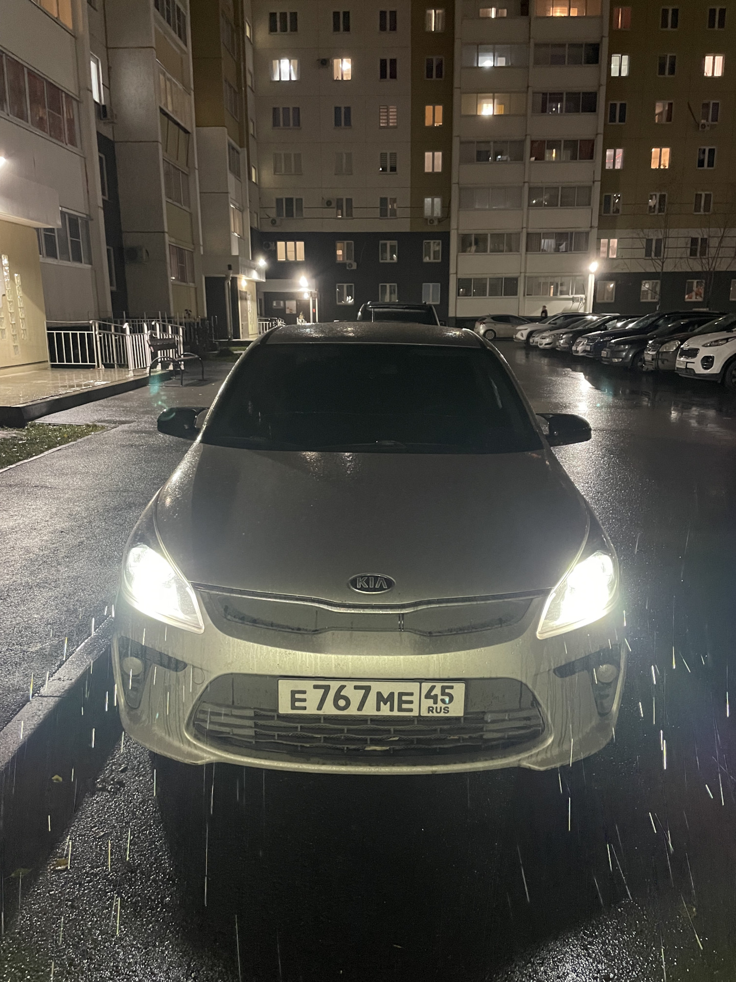 Накладки на зеркала BMW M-стиль — KIA Rio (4G), 1,4 л, 2017 года ...