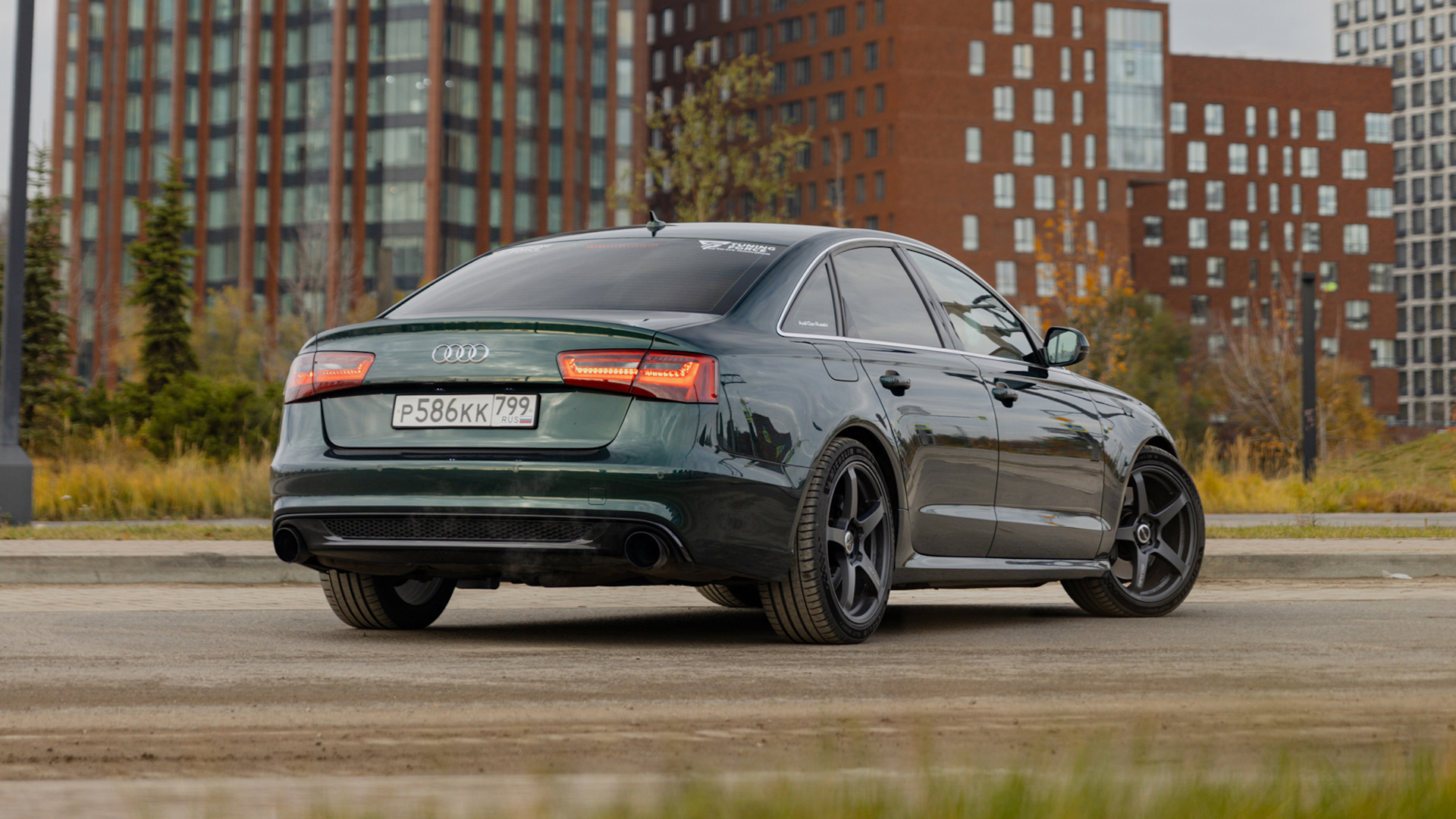 Audi A6 (C7) 3.0 бензиновый 2013 | British Racing Green 3.0 на DRIVE2