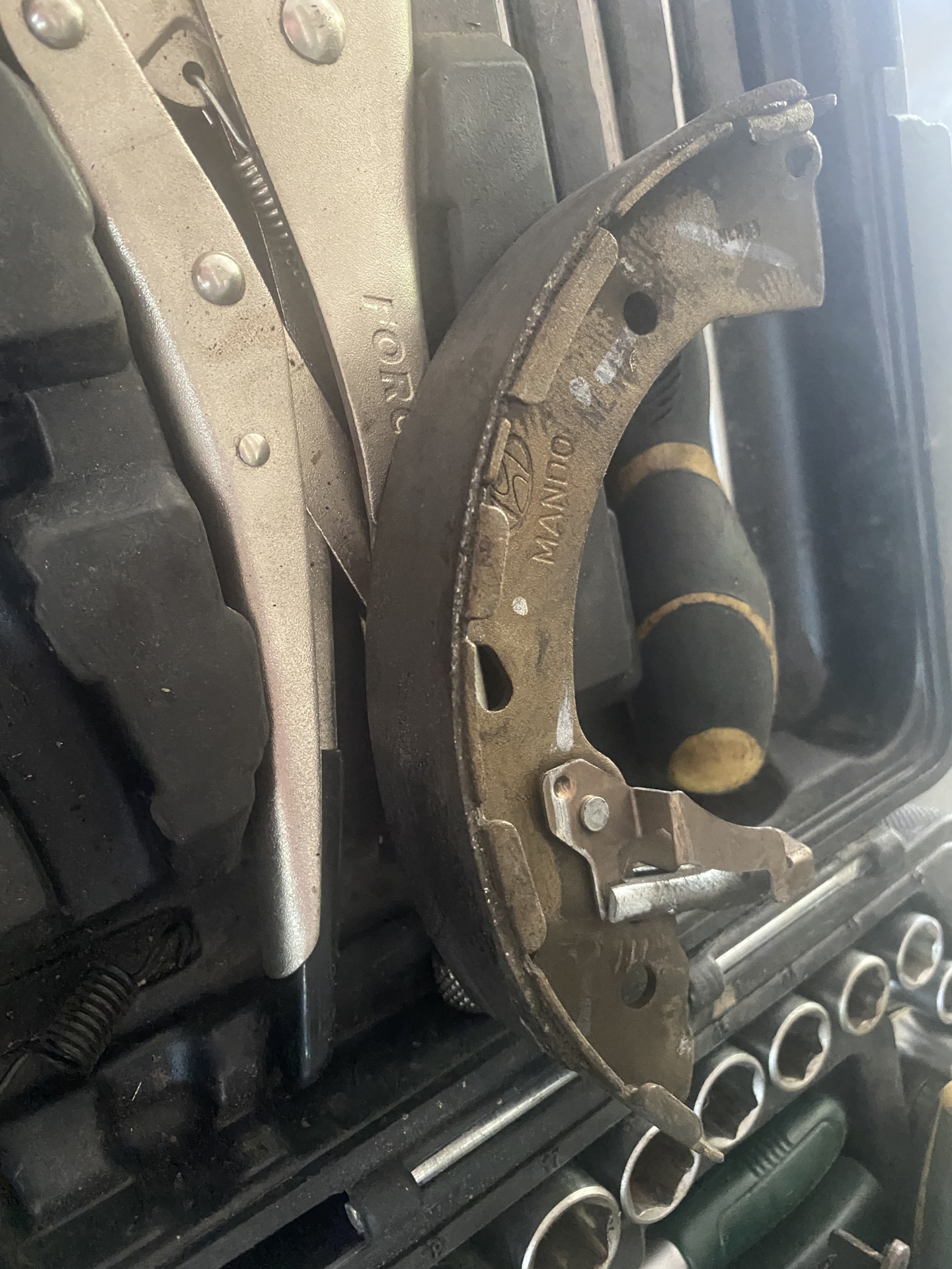 Задние тормозные колодки барабан Рио 4 — KIA Rio (4G), 1,6 л, 2019 года ...