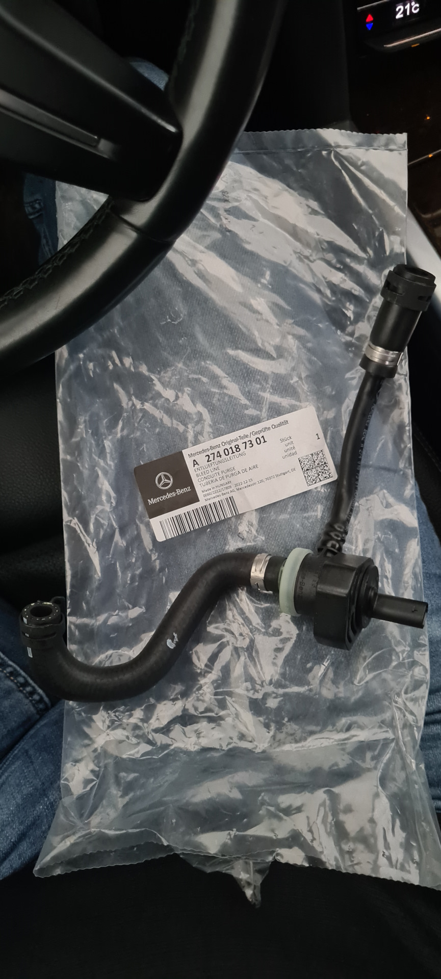 Замена КВКГ на двигателе M274 без снятия впускного коллектора ...