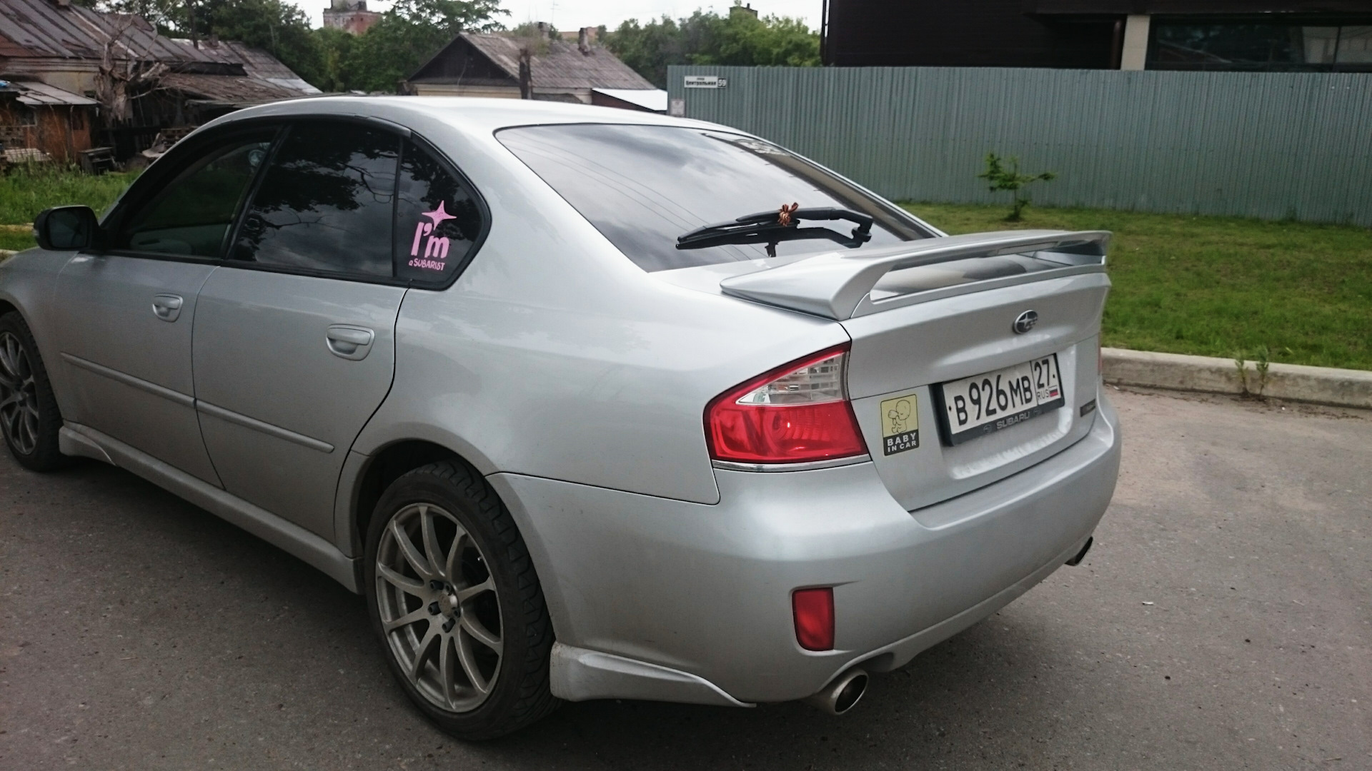 Обзавелся спойлером — Subaru Legacy B4 (BL), 2 л., 2007 года | стайлинг ...