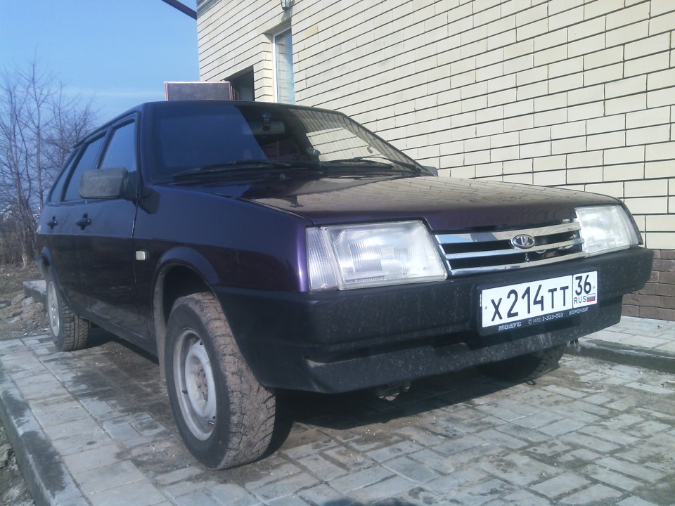 Обновил первый снег))) — Lada 2109, 1999 года | ДТП | DRIVE2