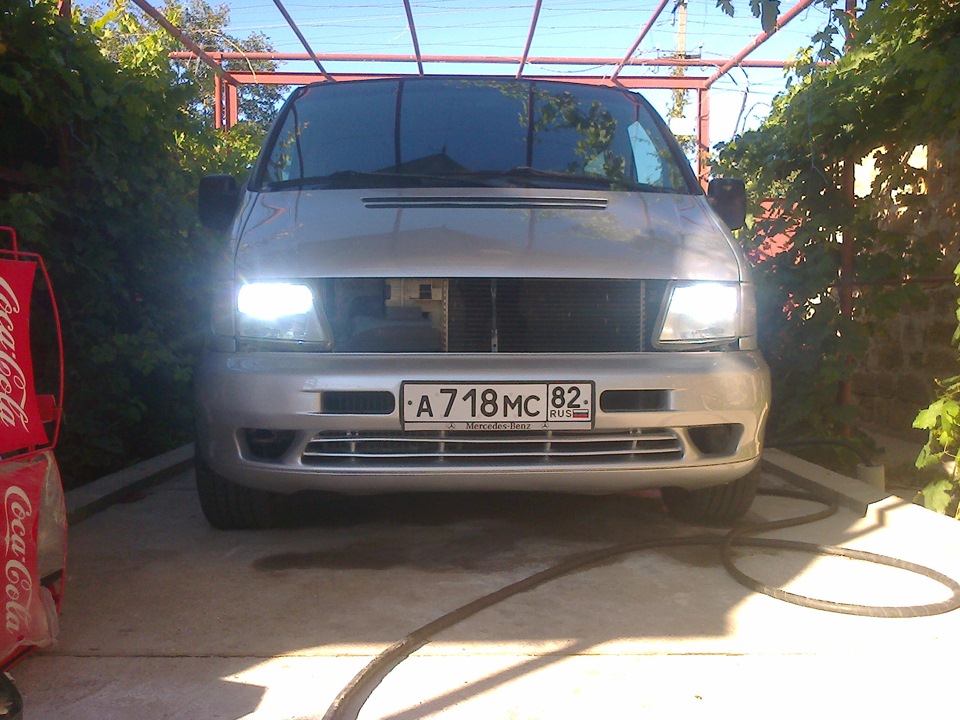 сравнение ксенон 7тыс к, и лампы osram cool blue. — Mercedes-Benz Vito ...