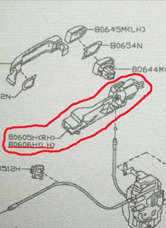 ремонт ручки 80606H(LH) — Nissan Note (1G), 1,4 л, 2007 года | своими ...