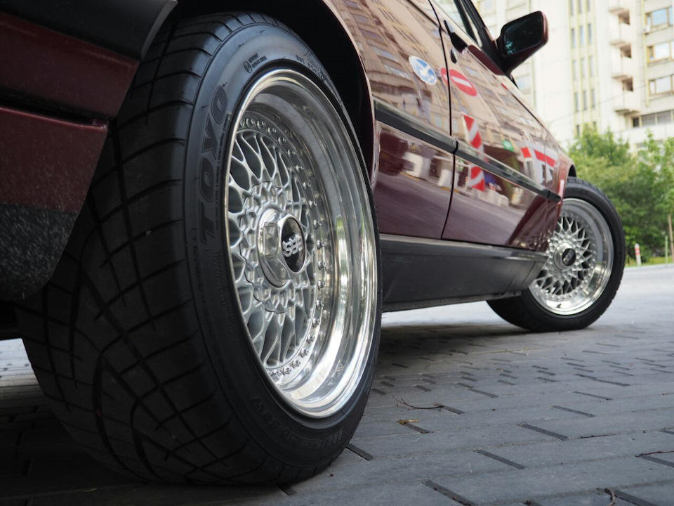 BBS RS 327 и 243 — BMW 3 series Convertible (E30), 3,2 л, 1992 года ...