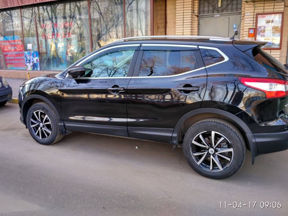 Диски на лето — Nissan Qashqai (2G), 2 л, 2014 года | колёсные диски ...