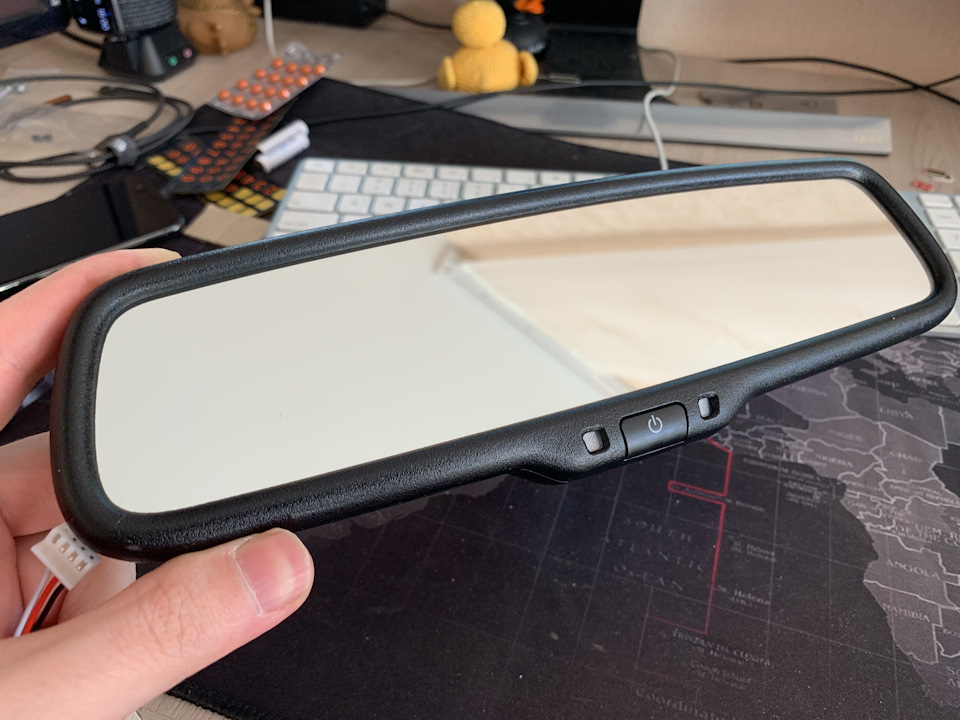 Зеркало заднего вида с автозатемнением — Citroen C4 (1G), 1,6 л, 2006 ...