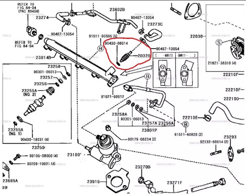 9030106013 Уплотнительное кольцо форсунки TOYOTA LEXUS | Запчасти на DRIVE2
