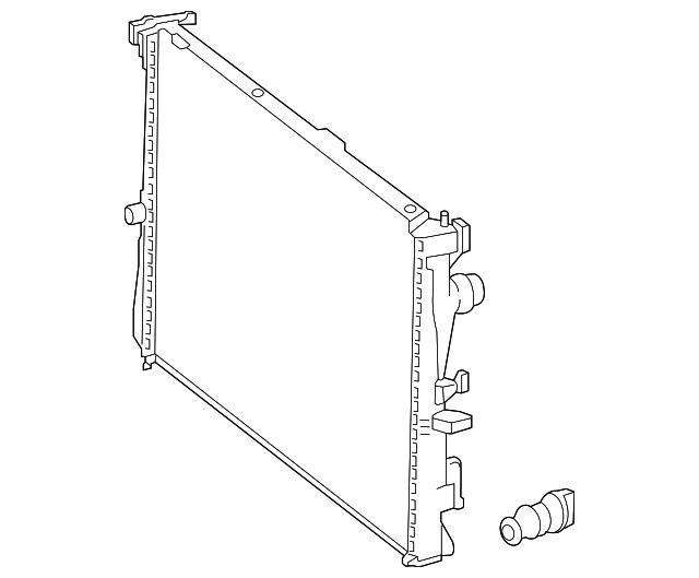 A0995002203 Радиатор системы охлаждения Mercedes | Запчасти на DRIVE2