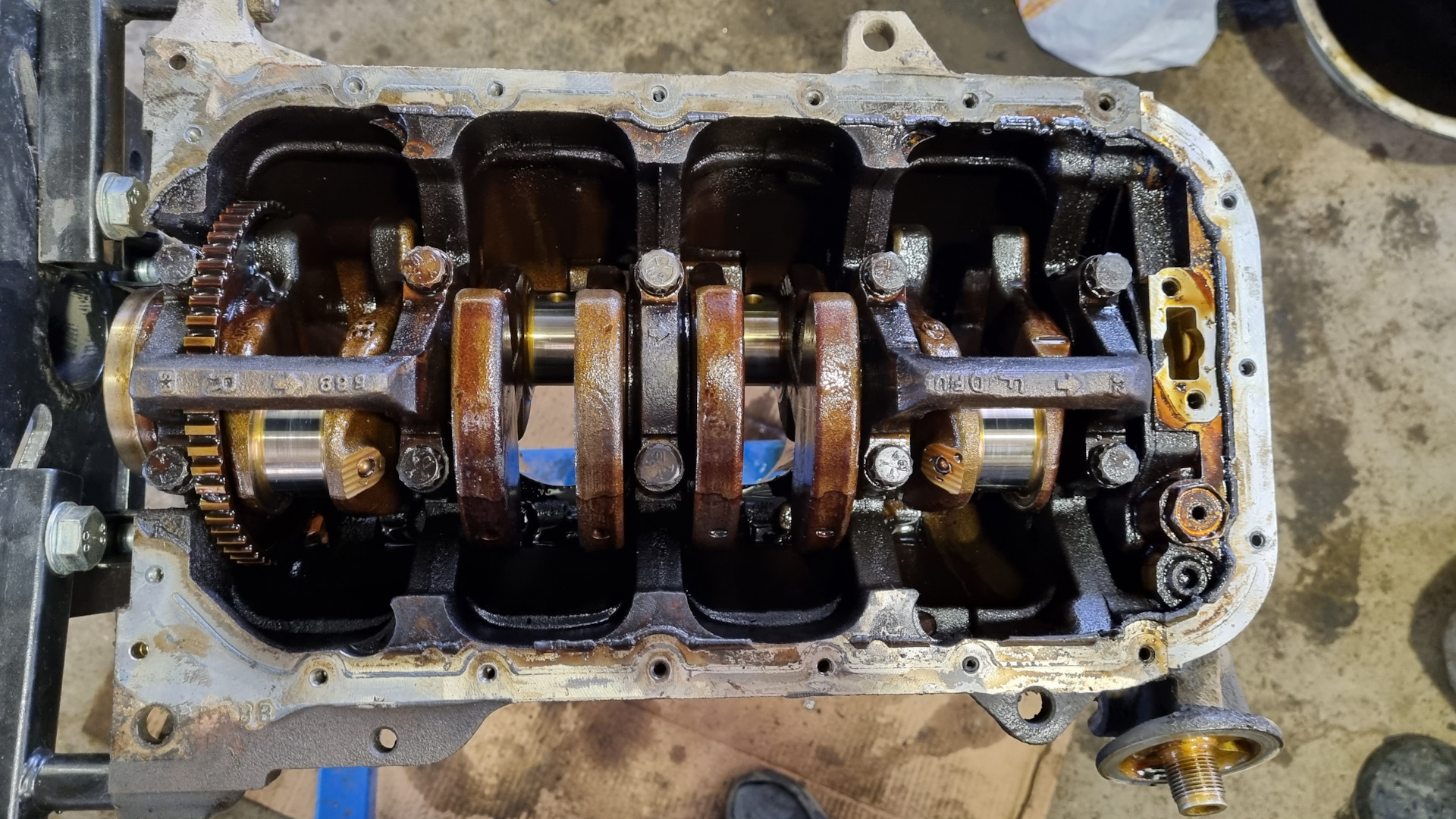 Долгожданная капиталка часть 1 — KIA Sportage (2G), 2 л, 2009 года ...