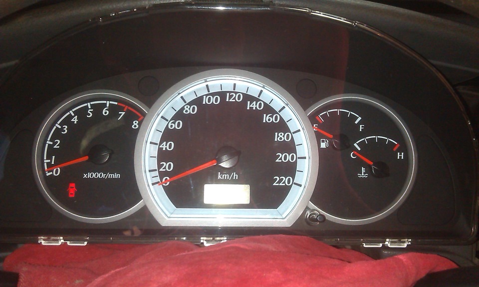 Приборка от Лачетти (Chevrolet Lacetti) ч.2 — Daewoo Lanos, 1,5 л, 2008 ...