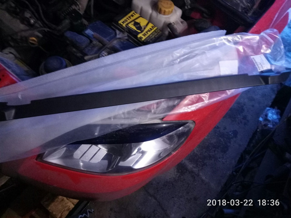 Отсекатель воздуха переднего бампера Aveo Т250 — Chevrolet Aveo Sedan ...