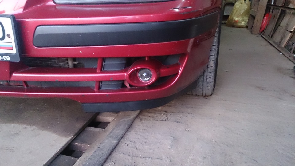 накладки на бампер — Hyundai Elantra (3G), 1,6 л, 2004 года | просто ...